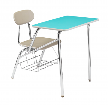 Hard Plastic Series Combo Desk with Laminate Desktop – V.i.P.S.